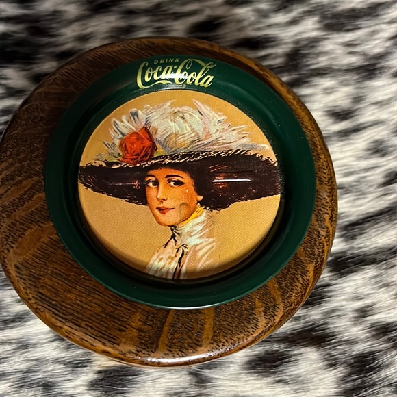 Coca Cola | Dining | Cocacola Metal Coaster 35 Across Hunter Green ...